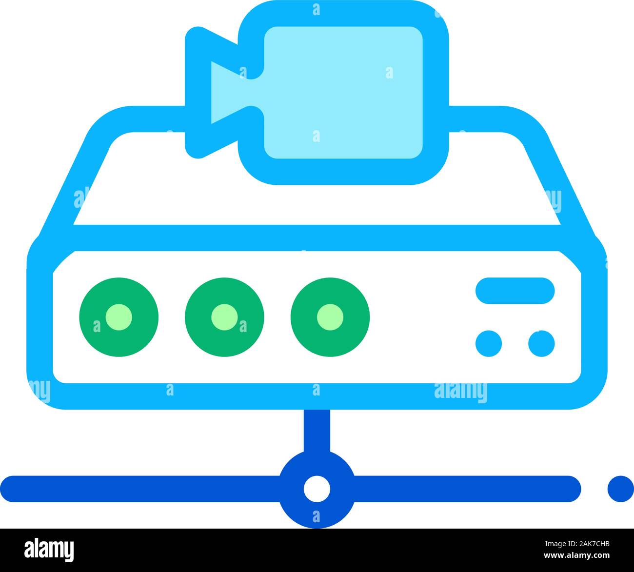 Digital Camcorder Icon Vector Outline Illustration Stock Vector Image & Art - Alamy