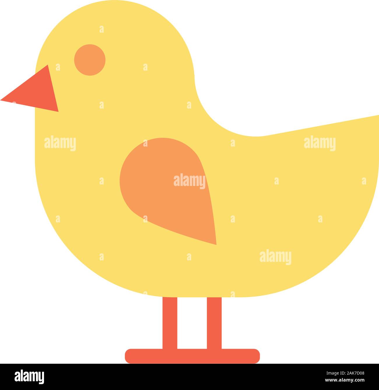 cute little chick spring icon Stock Vector Image & Art - Alamy