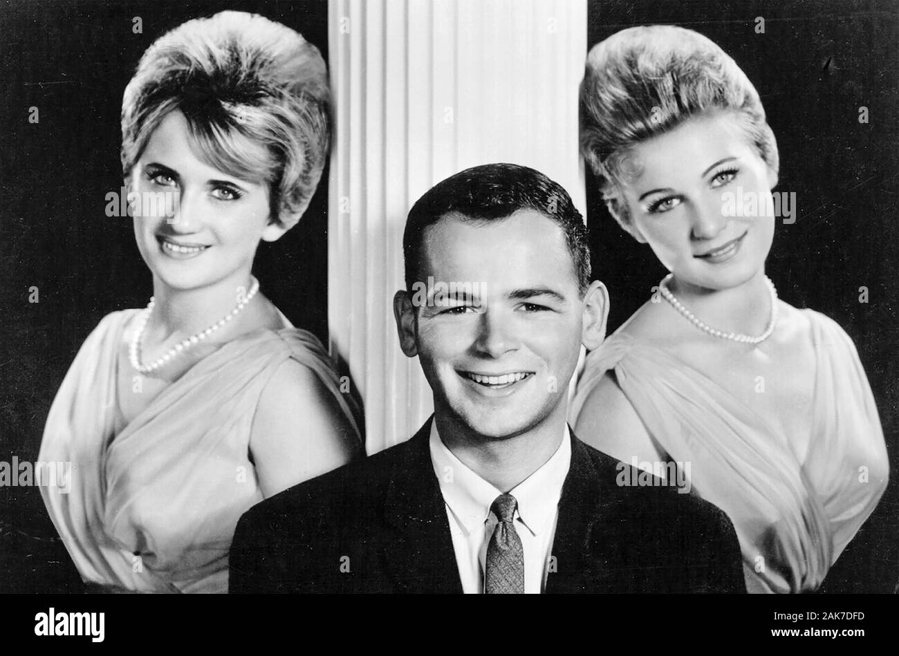 THE FLEETWOODS Promotional photo of American pop trio about 1962. From ...