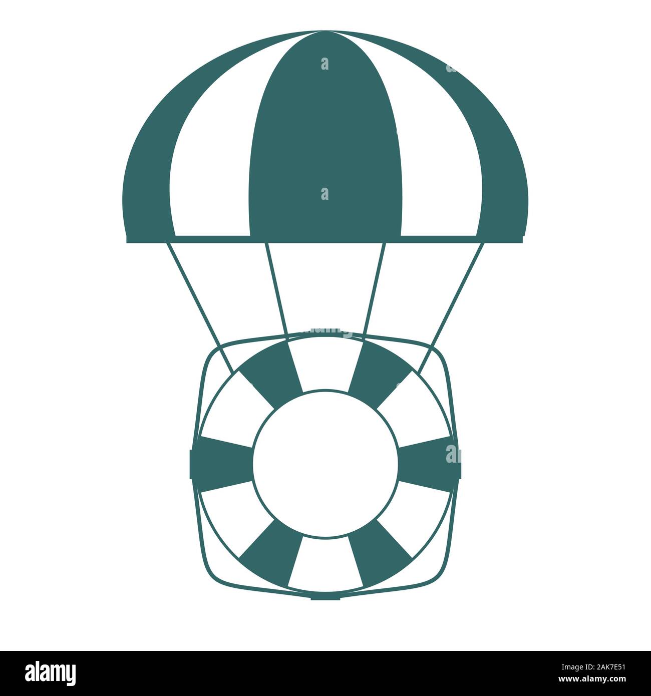 Life buoy isolated on Stock Vector Images - Alamy
