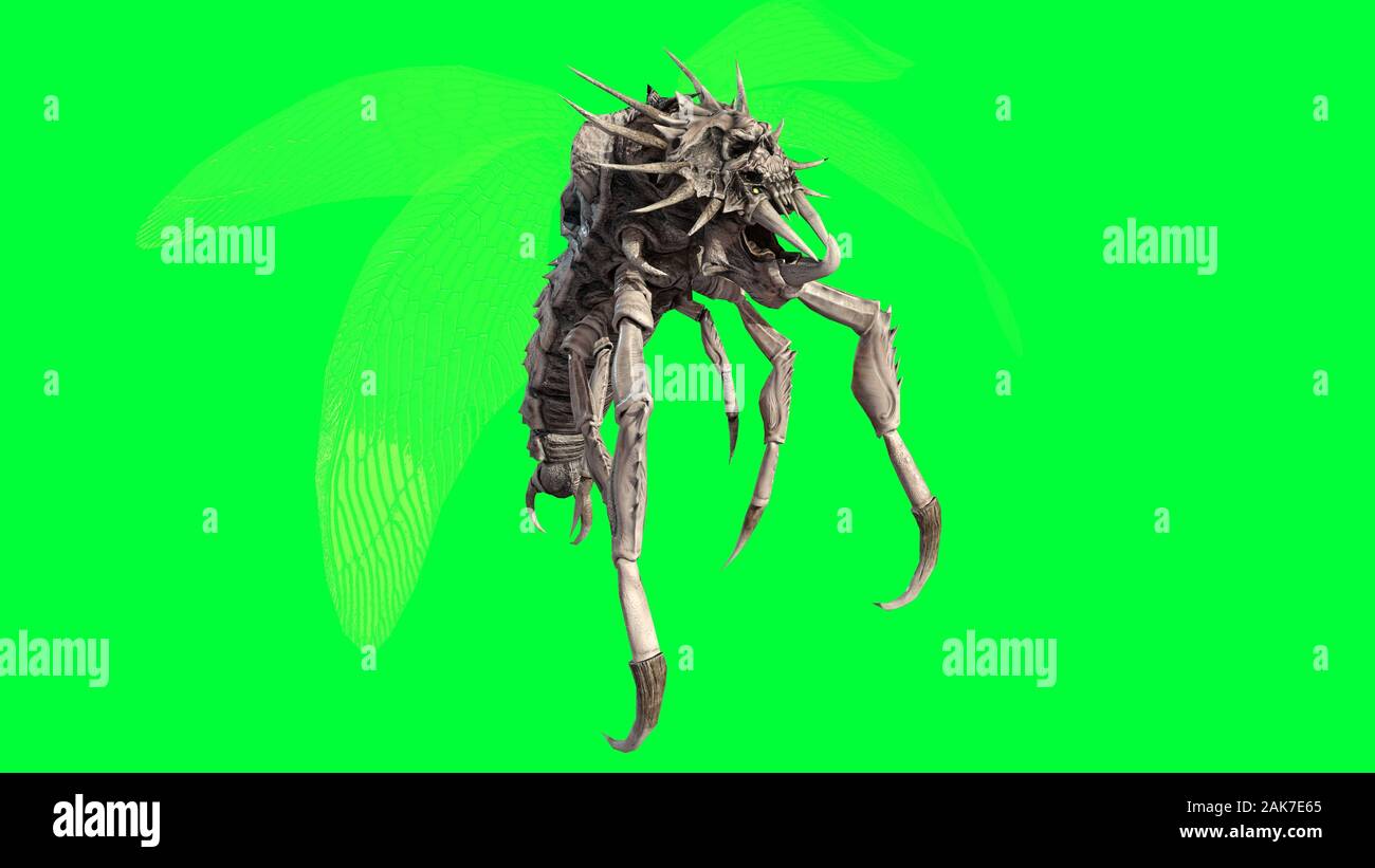 the evil bug 3d render Stock Photo - Alamy