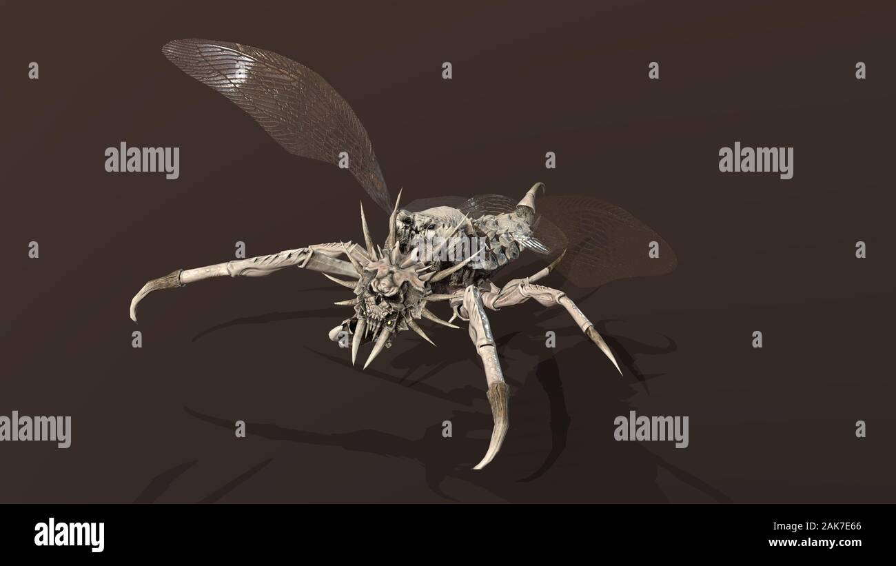 the evil bug 3d render Stock Photo - Alamy