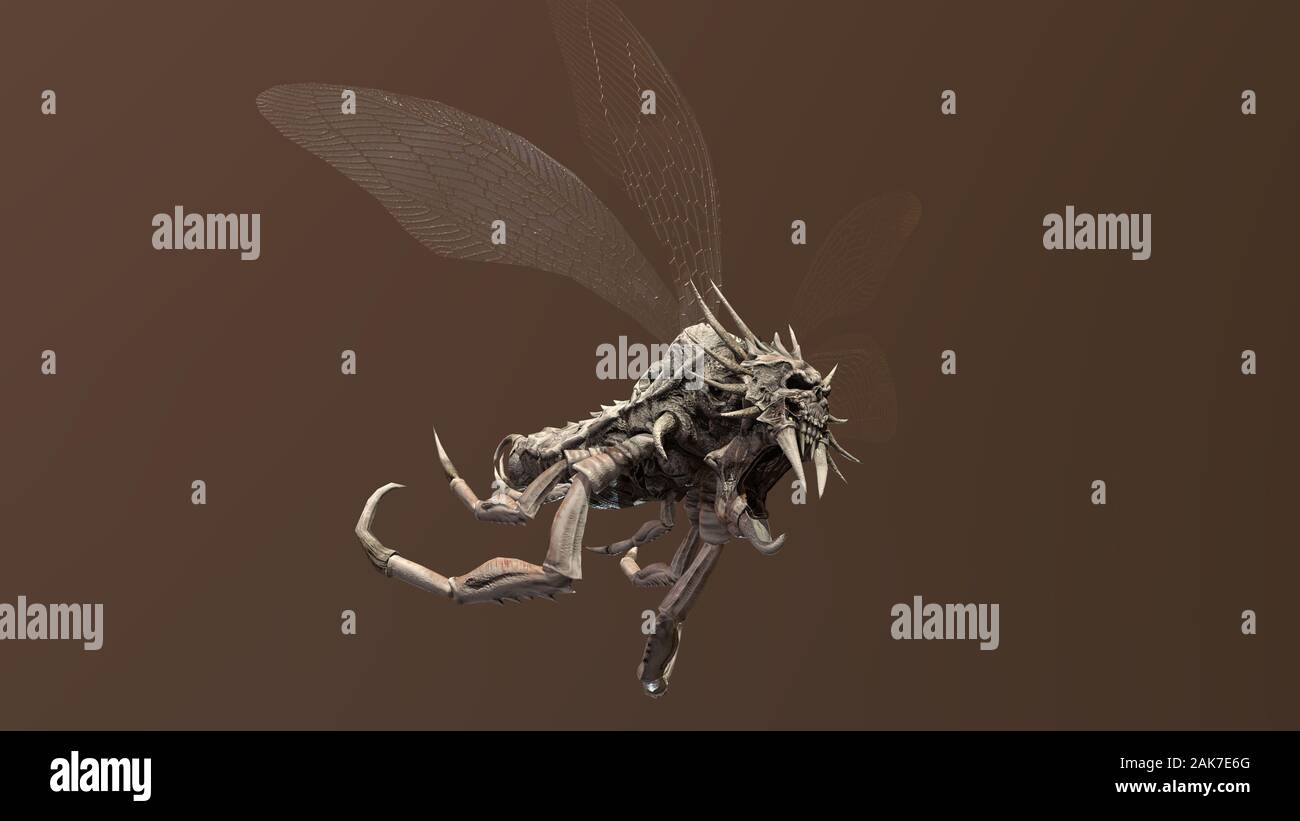 the evil bug 3d render Stock Photo - Alamy