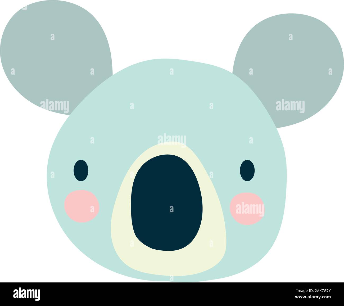 cute koala wild animal character icon Stock Vector Image & Art - Alamy