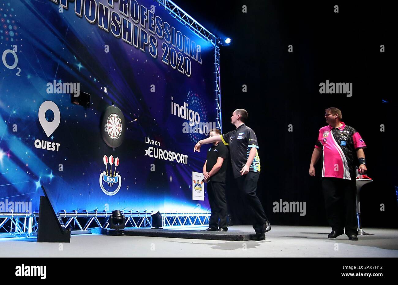 Leighton Bennett in action alongside Scott Mitchell (right) during day ...