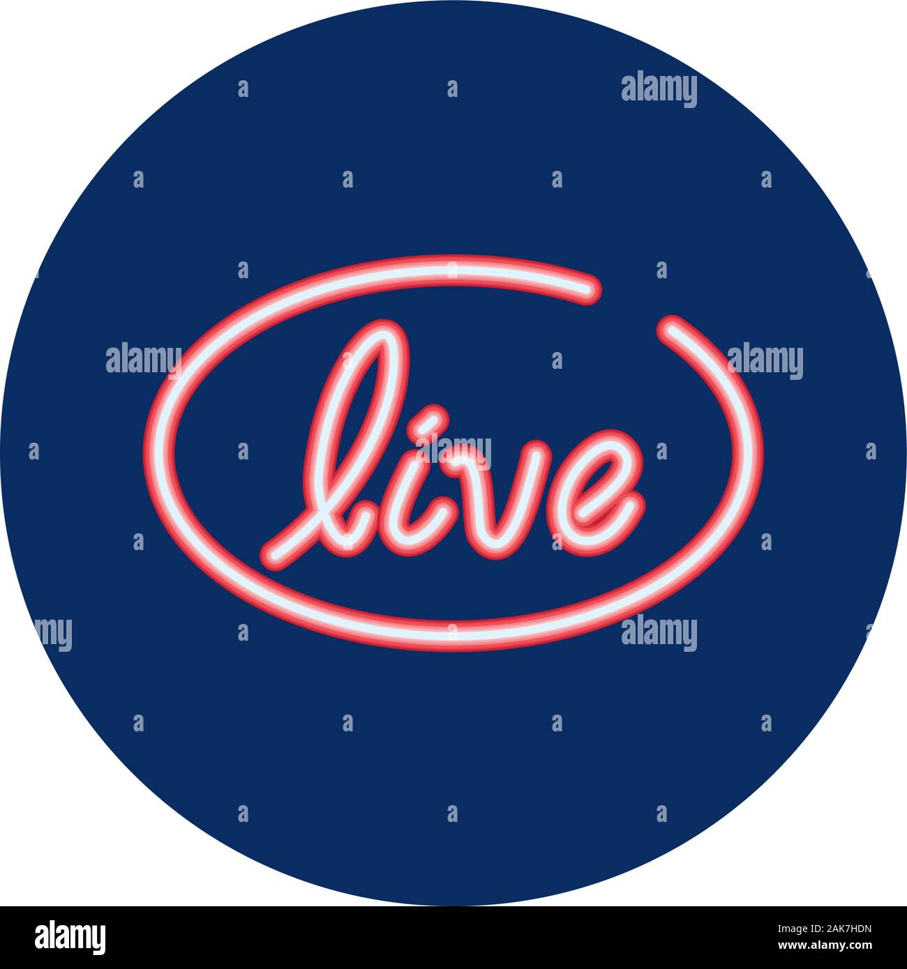 love word neon light icon Stock Vector Image & Art - Alamy