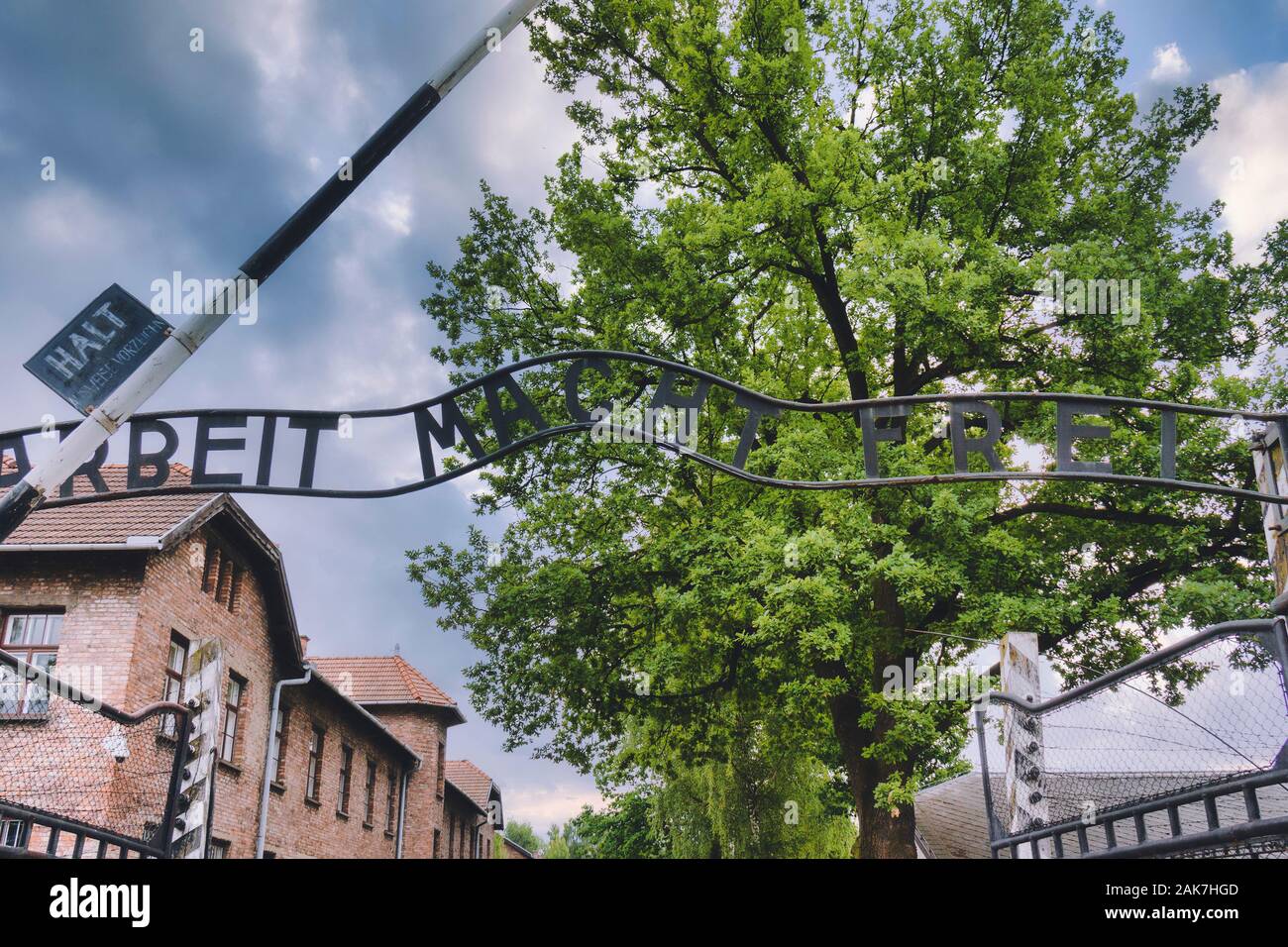 Auschwitz Memorial Prison Camp Stock Photo - Alamy