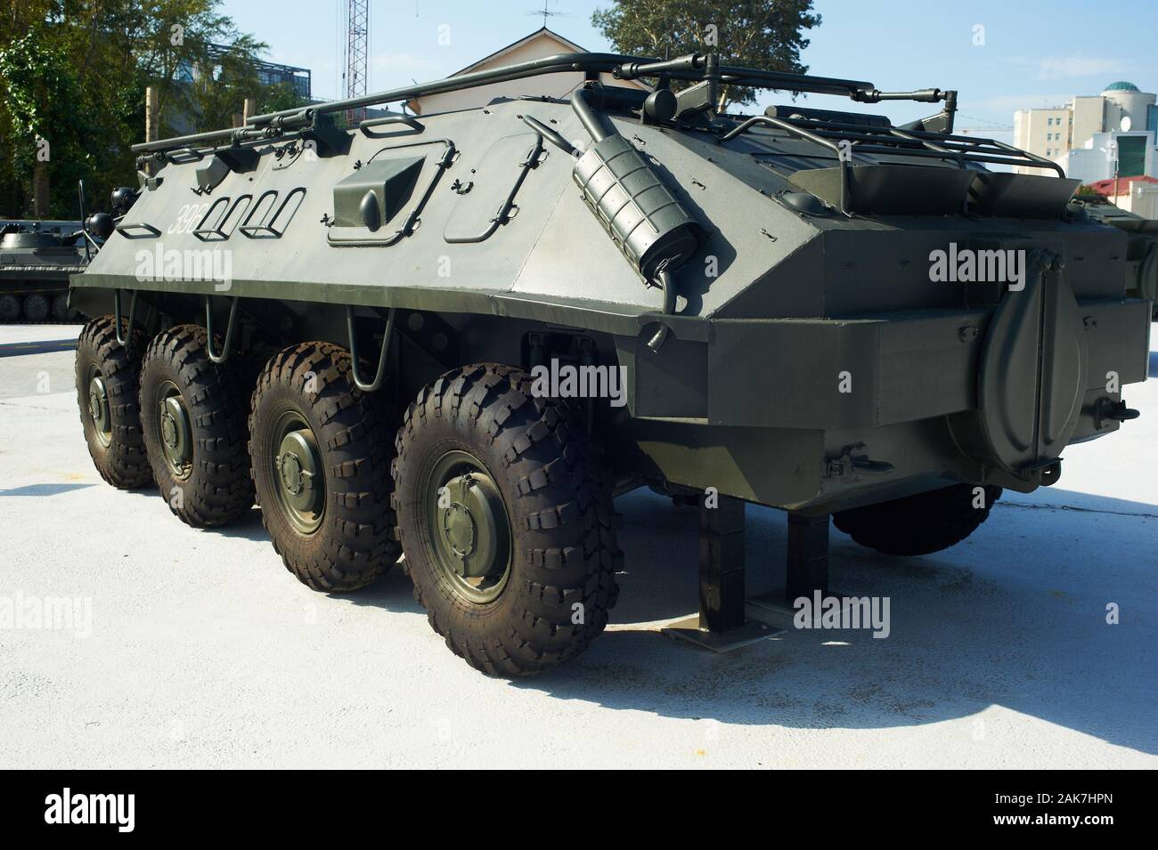BTR-60 armored personnel carrier Stock Photo - Alamy