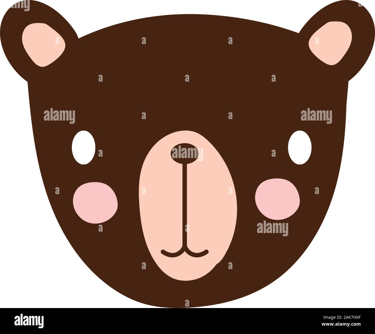 cute bear wild animal character icon Stock Vector Image & Art - Alamy