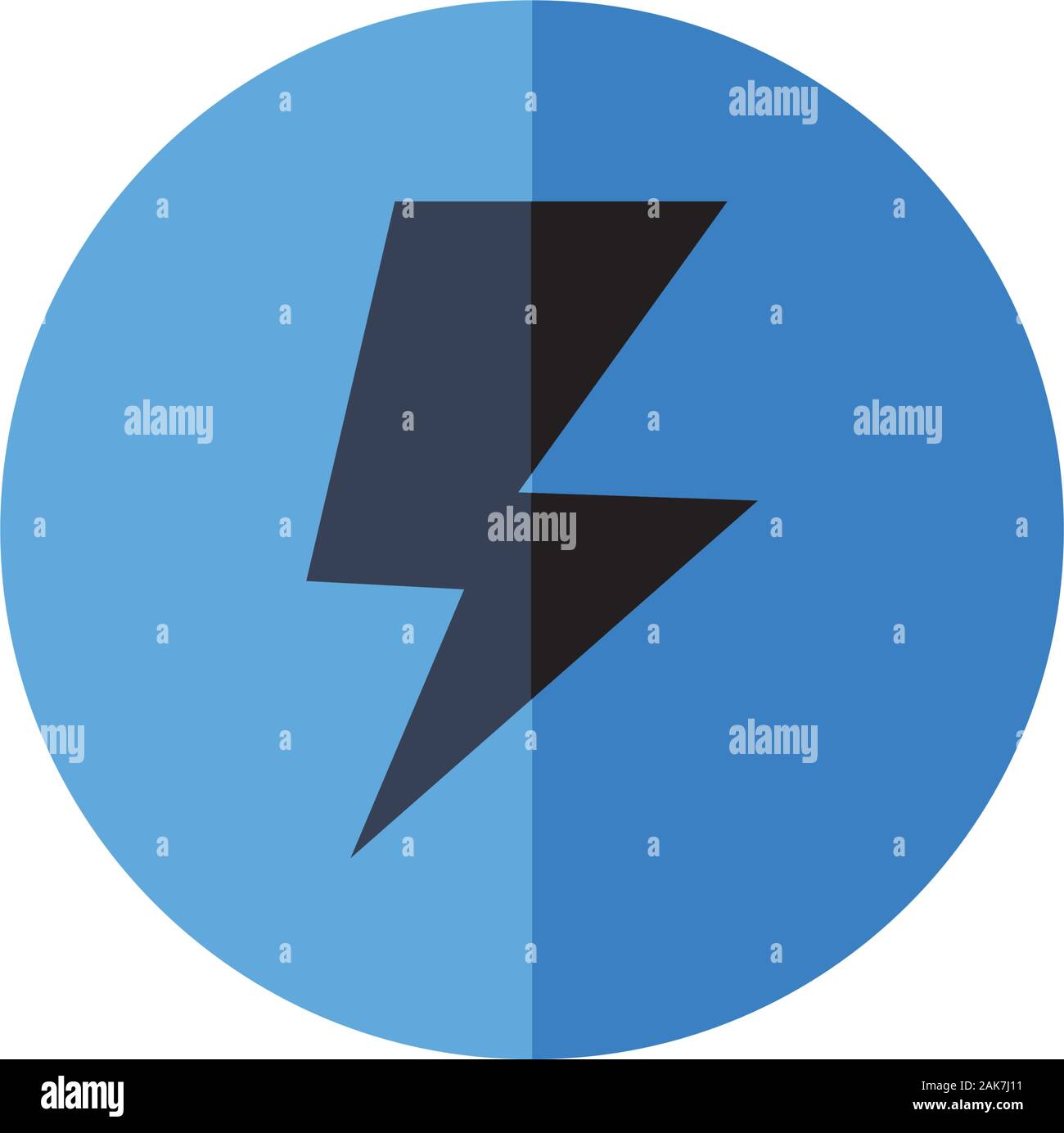 power ray thunder isolated icon Stock Vector Image & Art - Alamy
