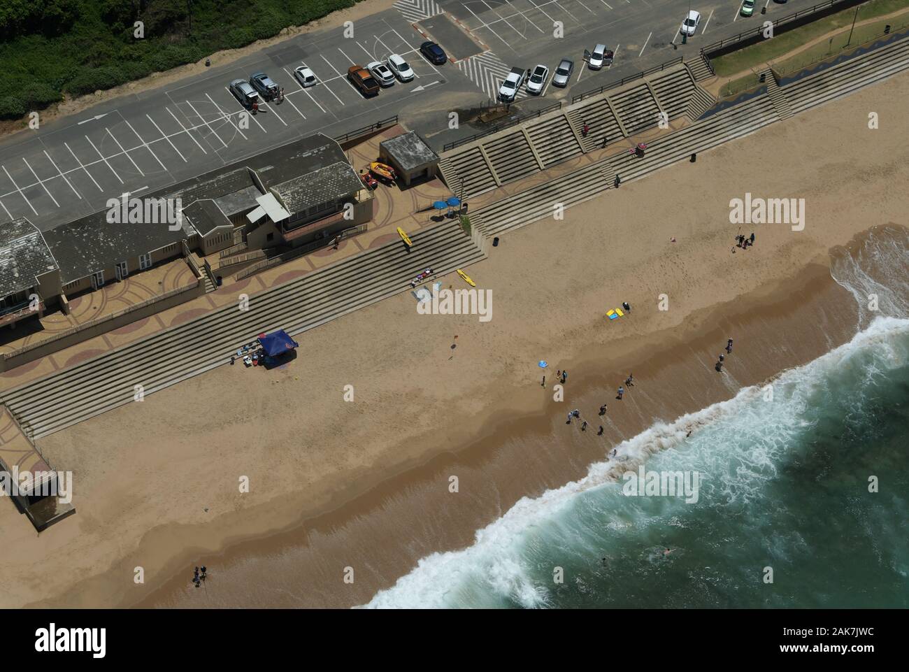 Durban, KwaZulu-Natal, South Africa, aerial view, landscape, local ...