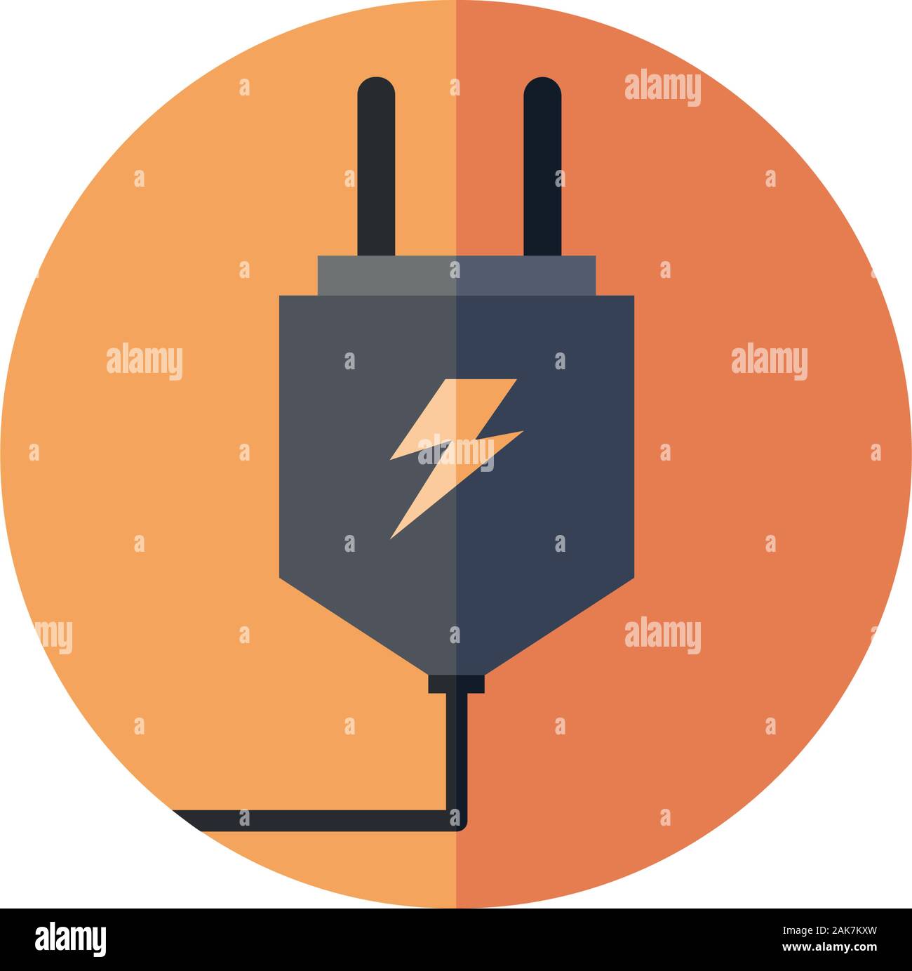 energy connector wire isolated icon Stock Vector Image & Art - Alamy