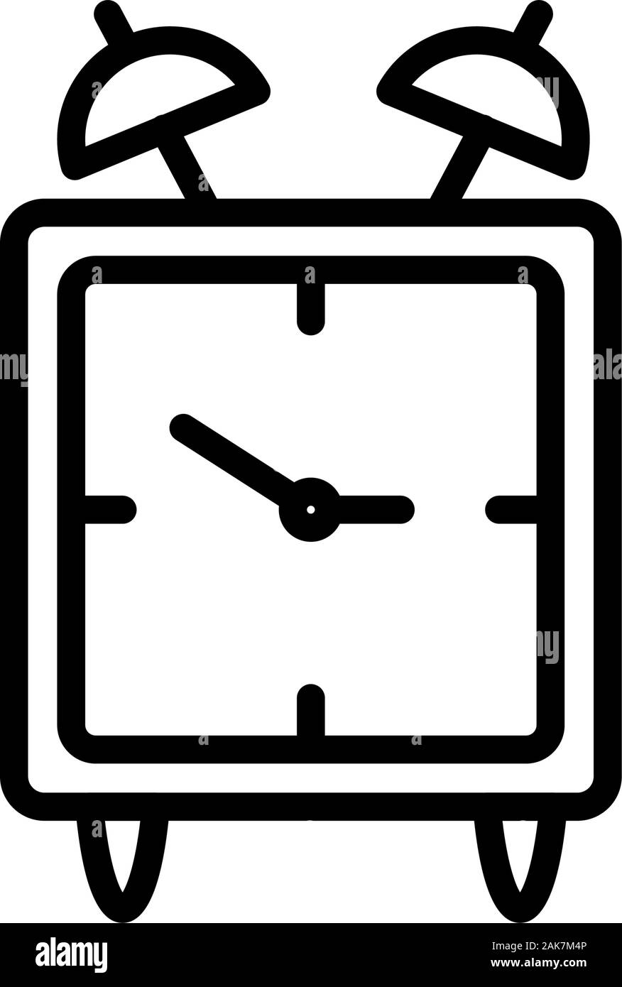 Isolated square clock instrument vector design Stock Vector Image & Art ...