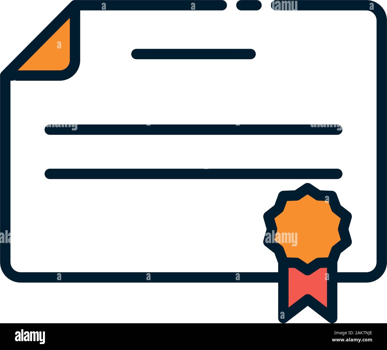 Isolated graduation diploma and seal stamp vector design Stock Vector ...