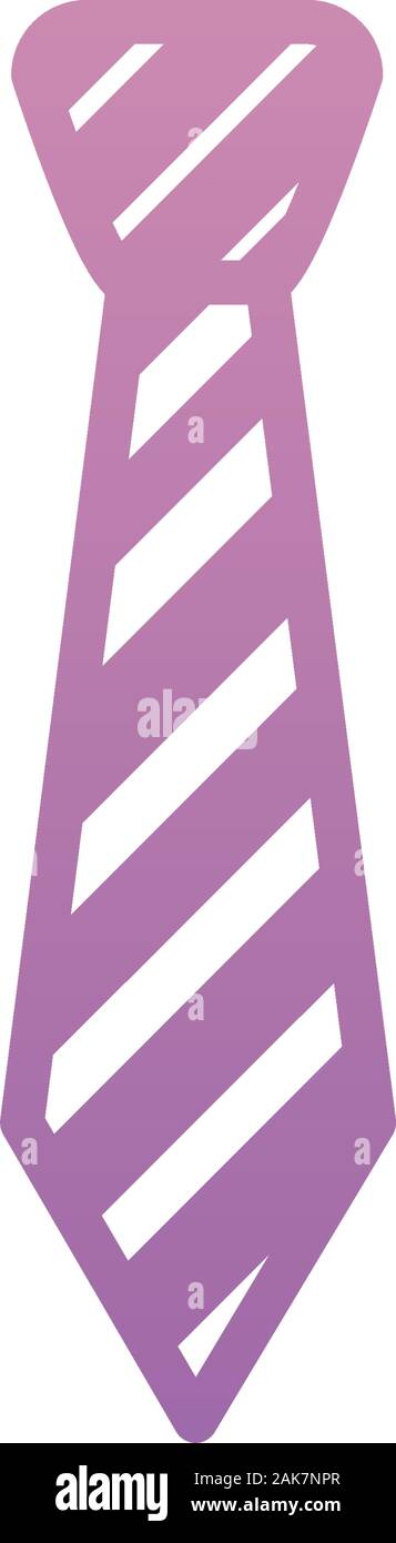 Isolated striped necktie vector design Stock Vector Image & Art - Alamy