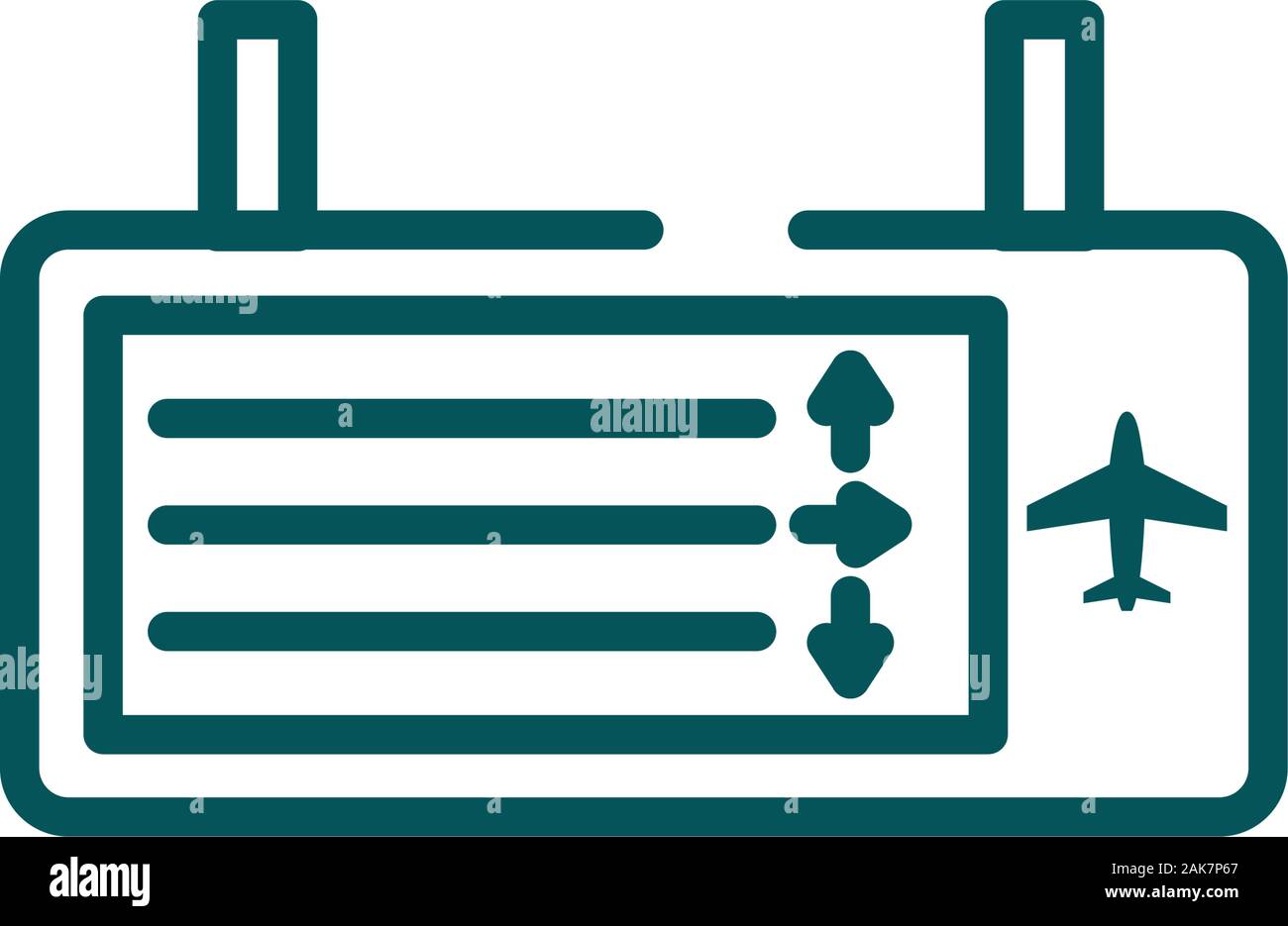 Isolated airport road sign vector design Stock Vector Image & Art - Alamy