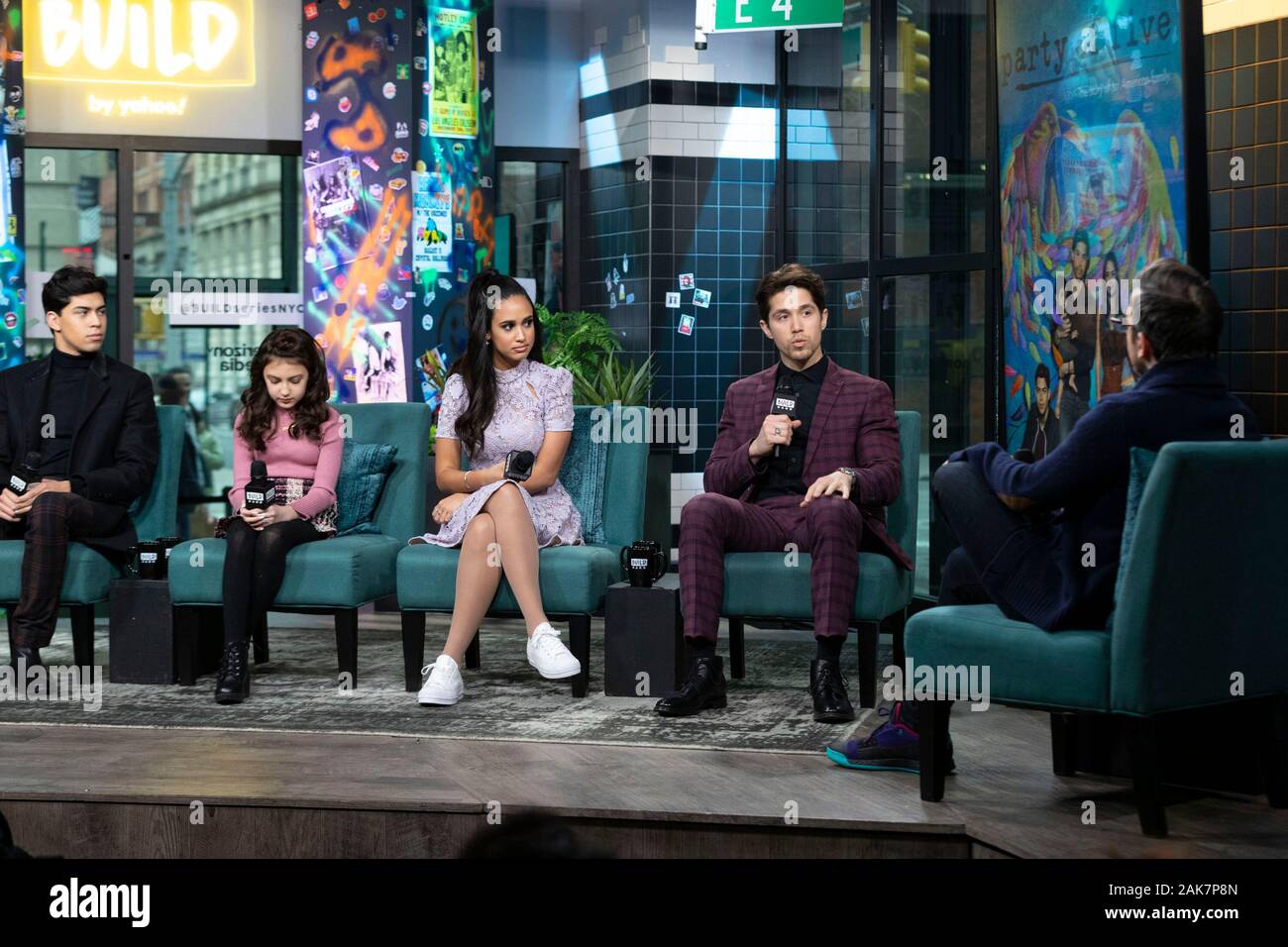 New York, NY, USA. 7 January, 2020. Niko Guardado, Elle Paris Legaspi ...