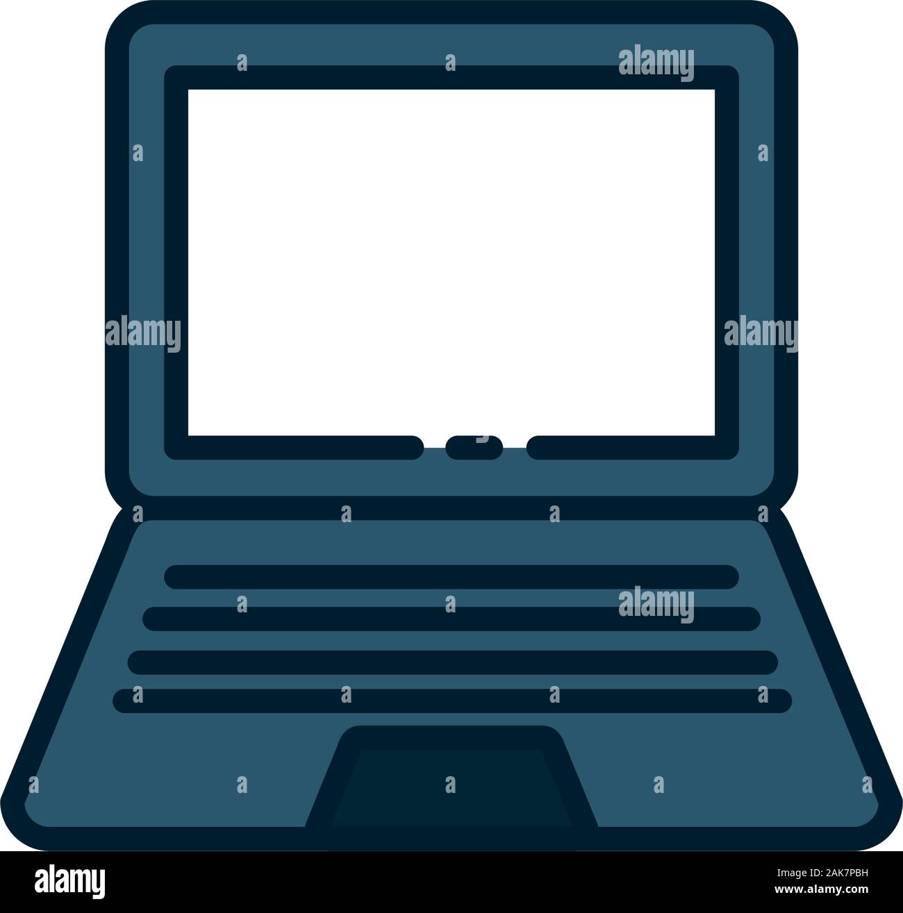 Isolated digital laptop vector design Stock Vector Image & Art - Alamy