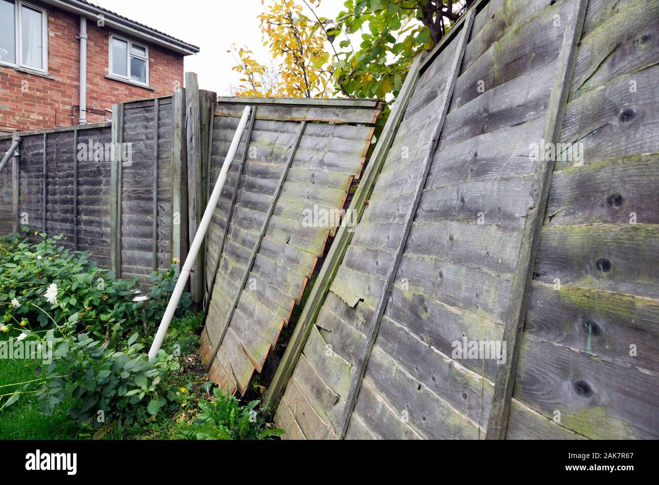 Blown Down Fence High Resolution Stock Photography and Images - Alamy