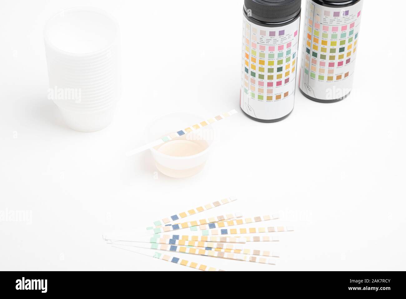 Vidalia, Georgia / USA - January 12, 2019 - Set of urine reagent kit ...