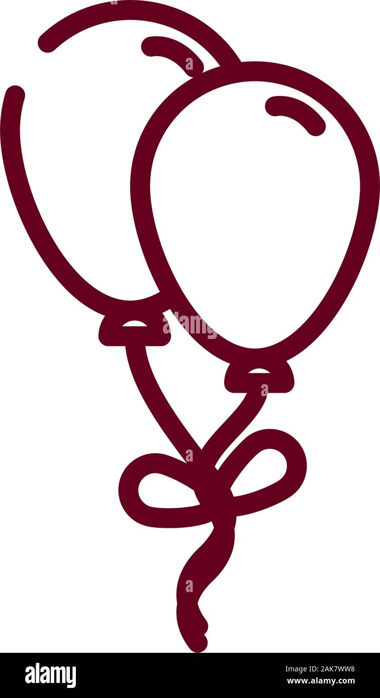 Party and celebration balloons vector design Stock Vector Image & Art ...