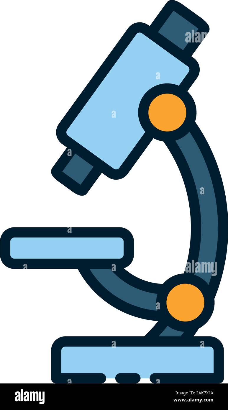 Isolated chemistry microscope vector design Stock Vector Image & Art ...
