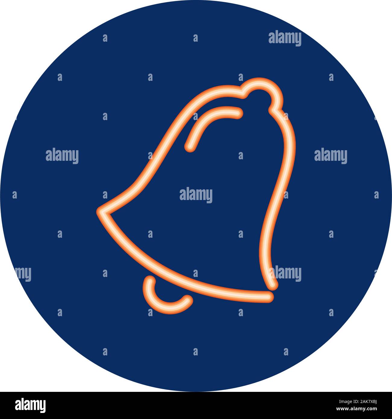 bell sound neon light icon Stock Vector Image & Art - Alamy