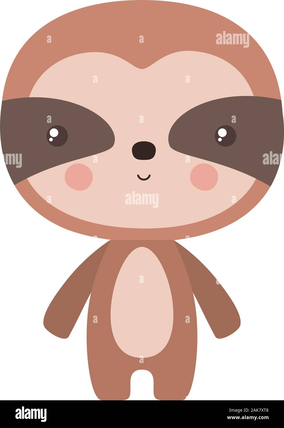Cute sloth bear cartoon vector design Stock Vector Image & Art - Alamy