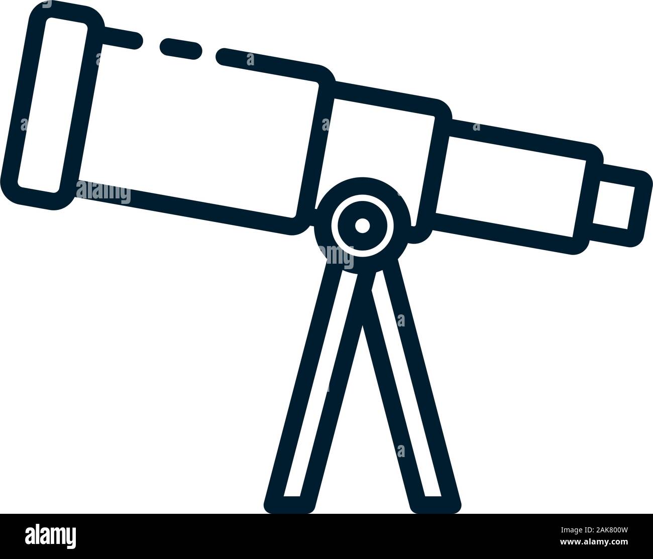Isolated telescope icon vector design Stock Vector Image & Art - Alamy