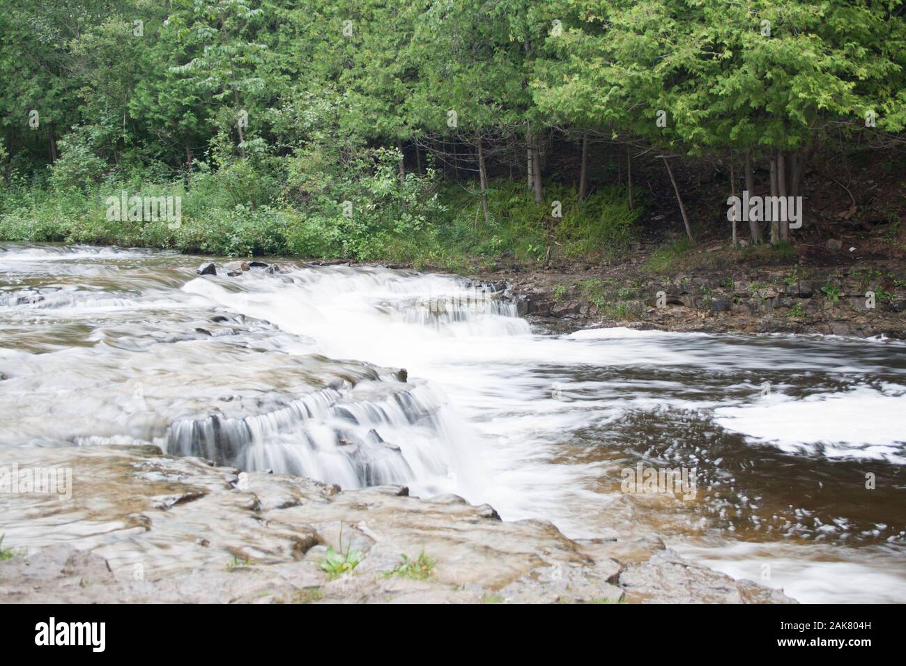 Ocqueoc Falls, Michigan Stock Photo - Alamy