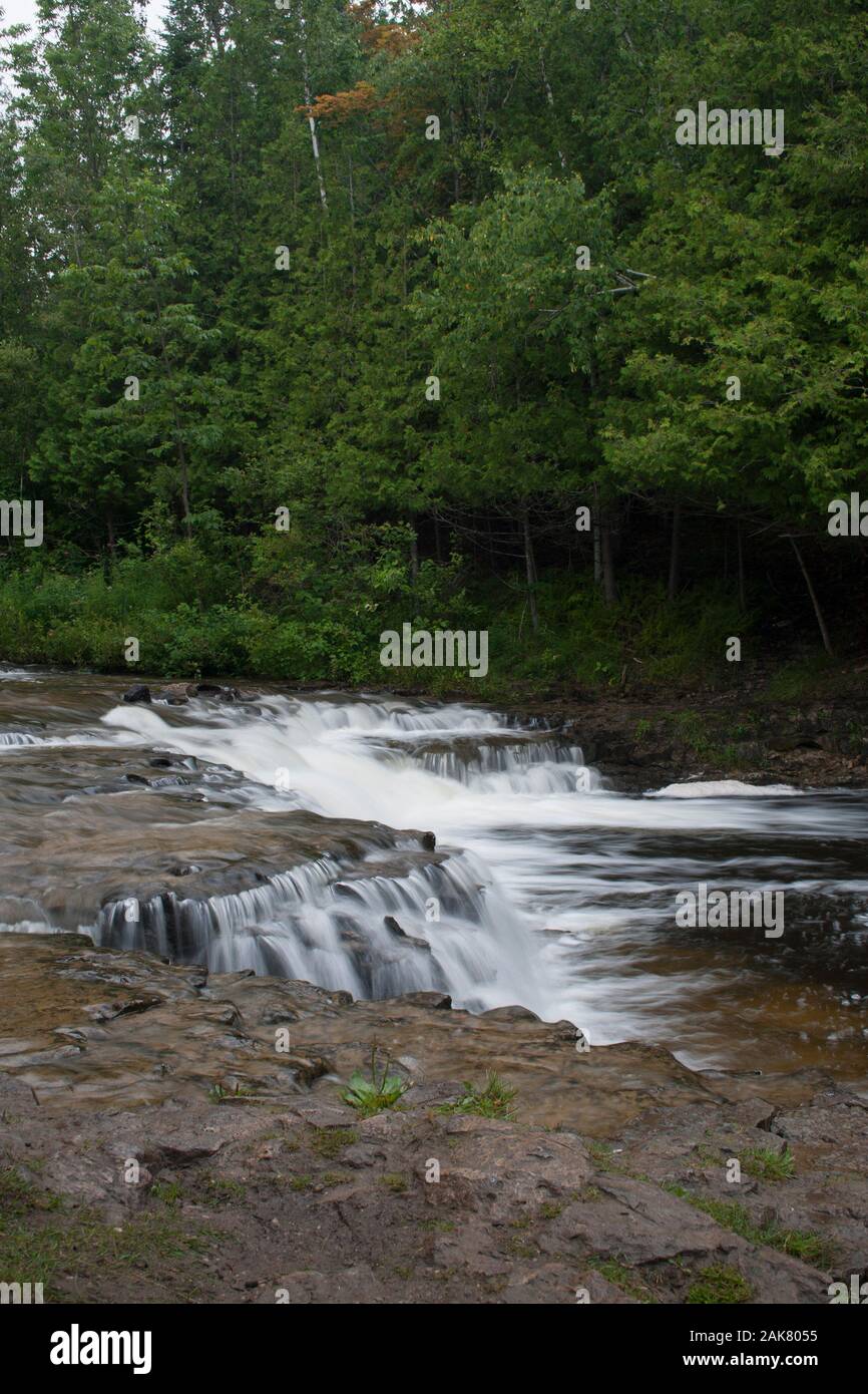 Ocqueoc Falls, Michigan Stock Photo - Alamy