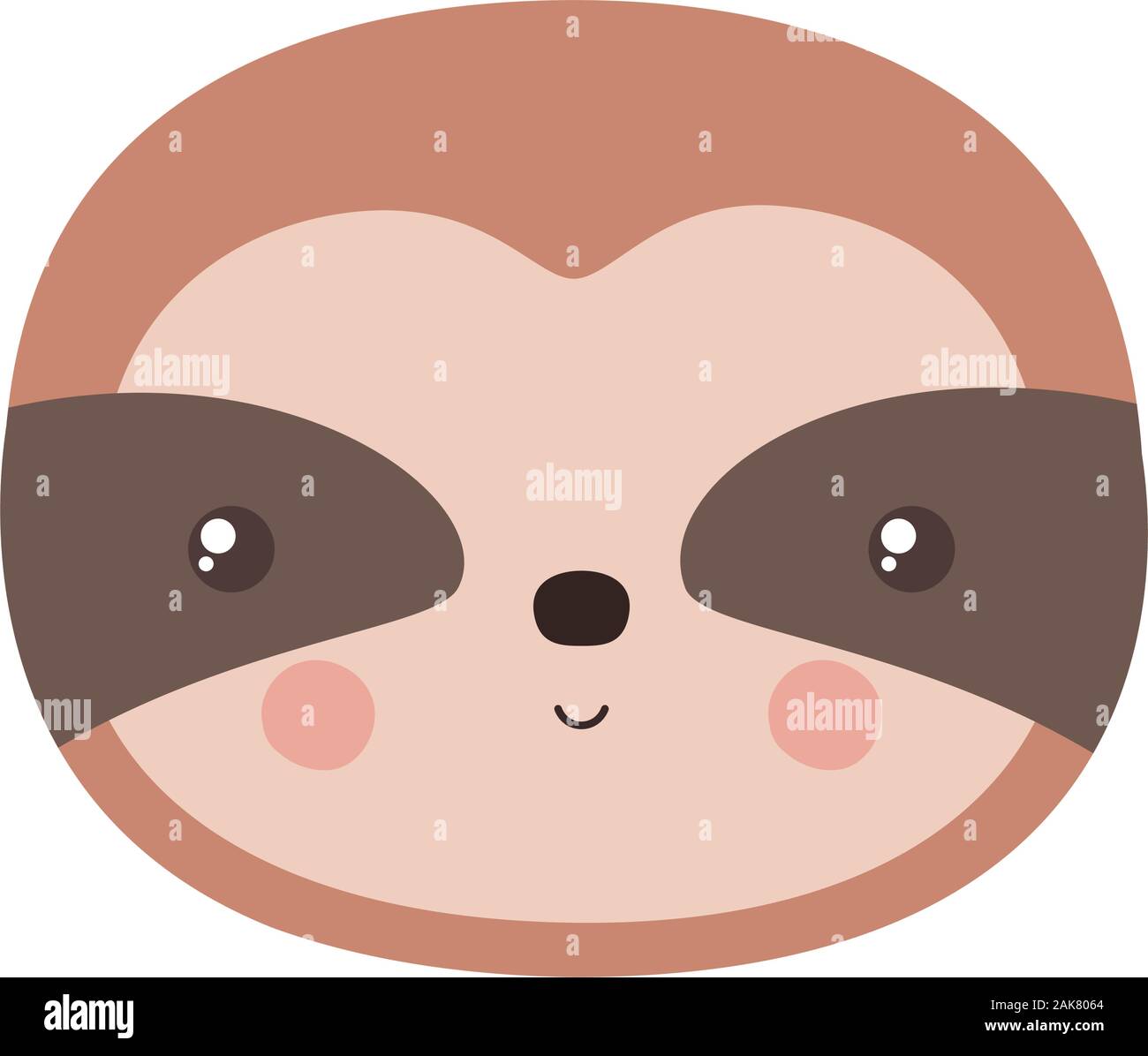 Cute sloth bear cartoon vector design Stock Vector Image & Art - Alamy