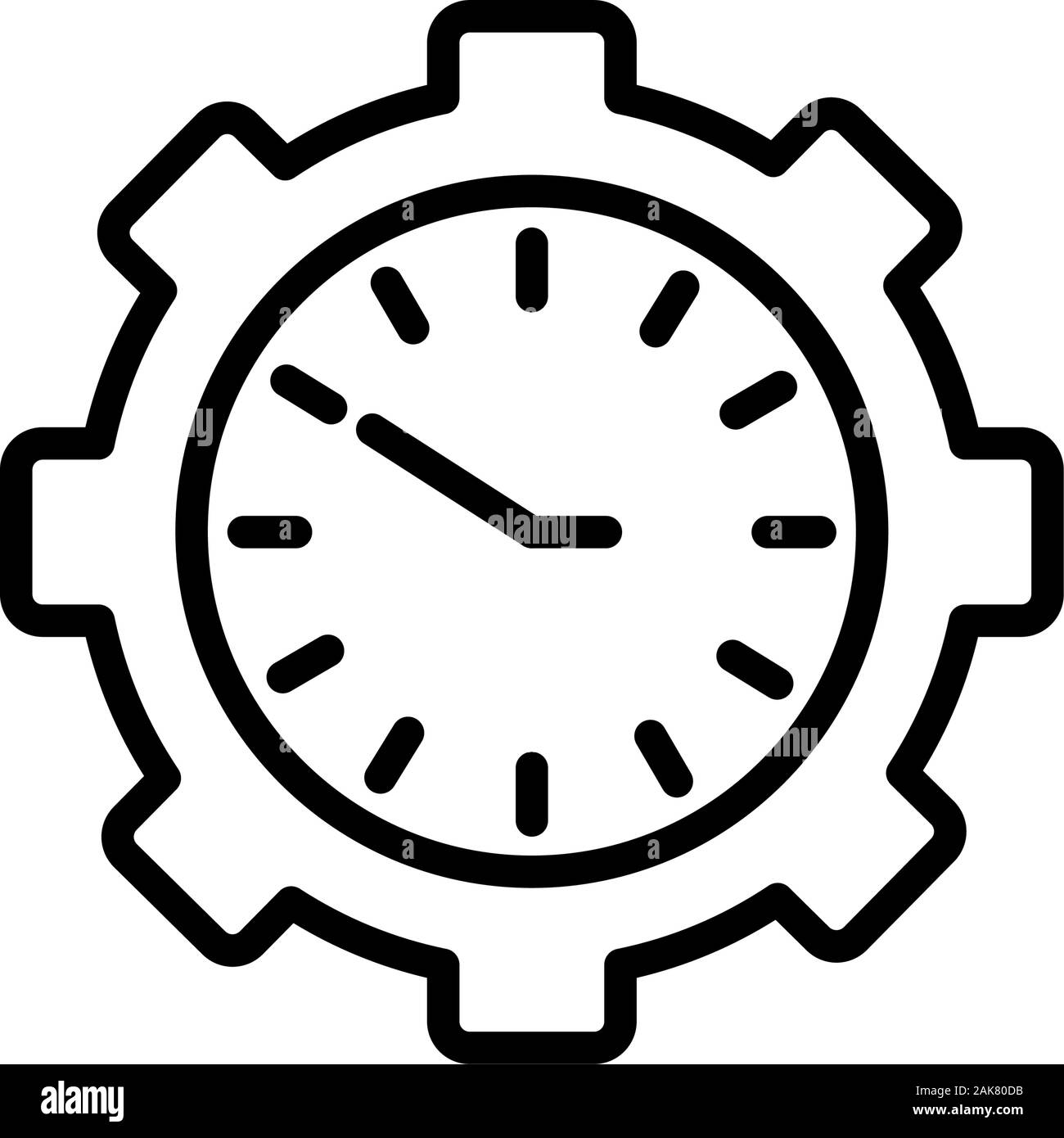 Clock Gears Vector