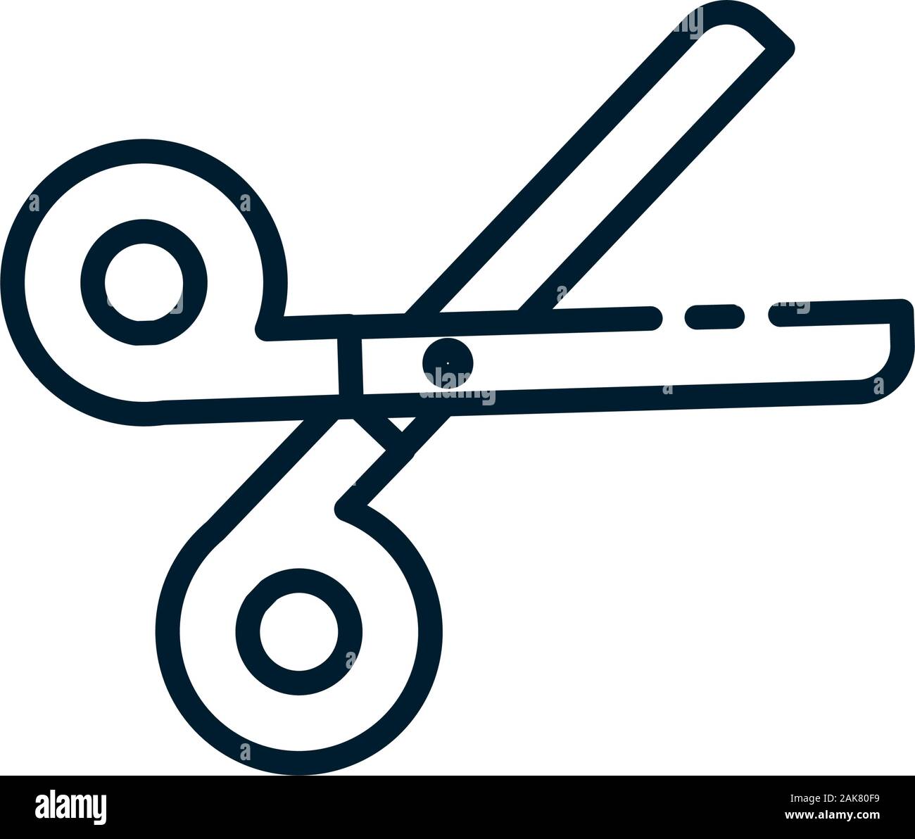 Isolated scissor tool vector design Stock Vector Image & Art - Alamy