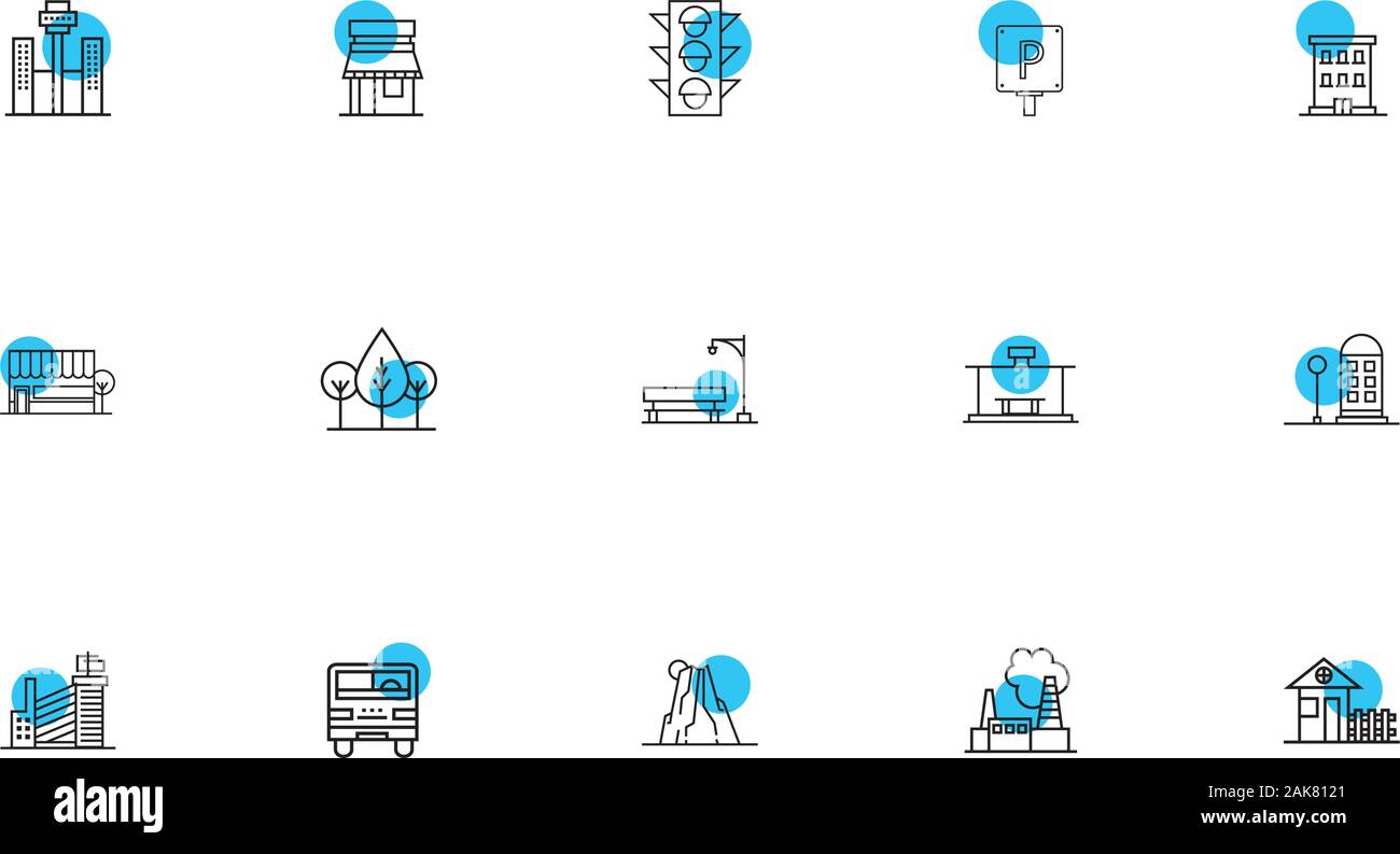 Public cities Stock Vector Images - Alamy