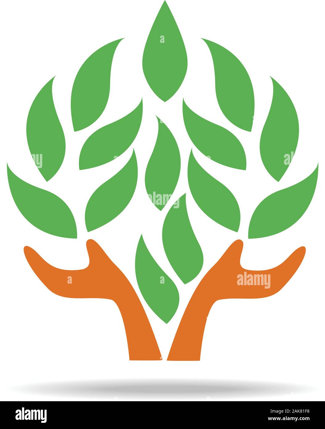 Tree design graphic icon template white background. vector Stock Vector ...