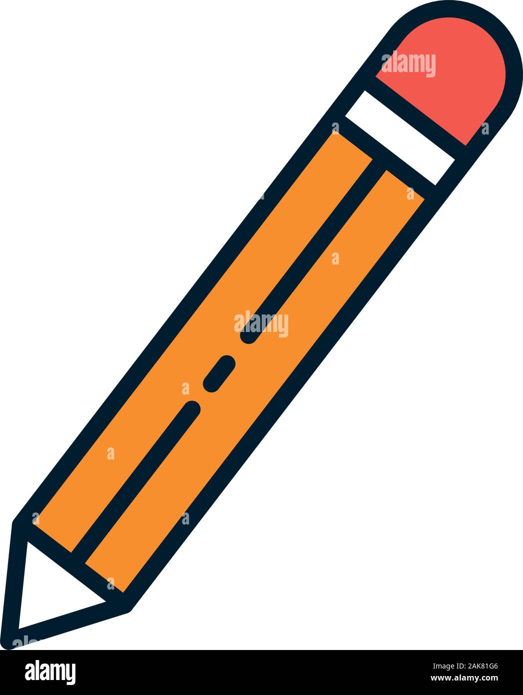 Isolated pencil tool vector design Stock Vector Image & Art - Alamy