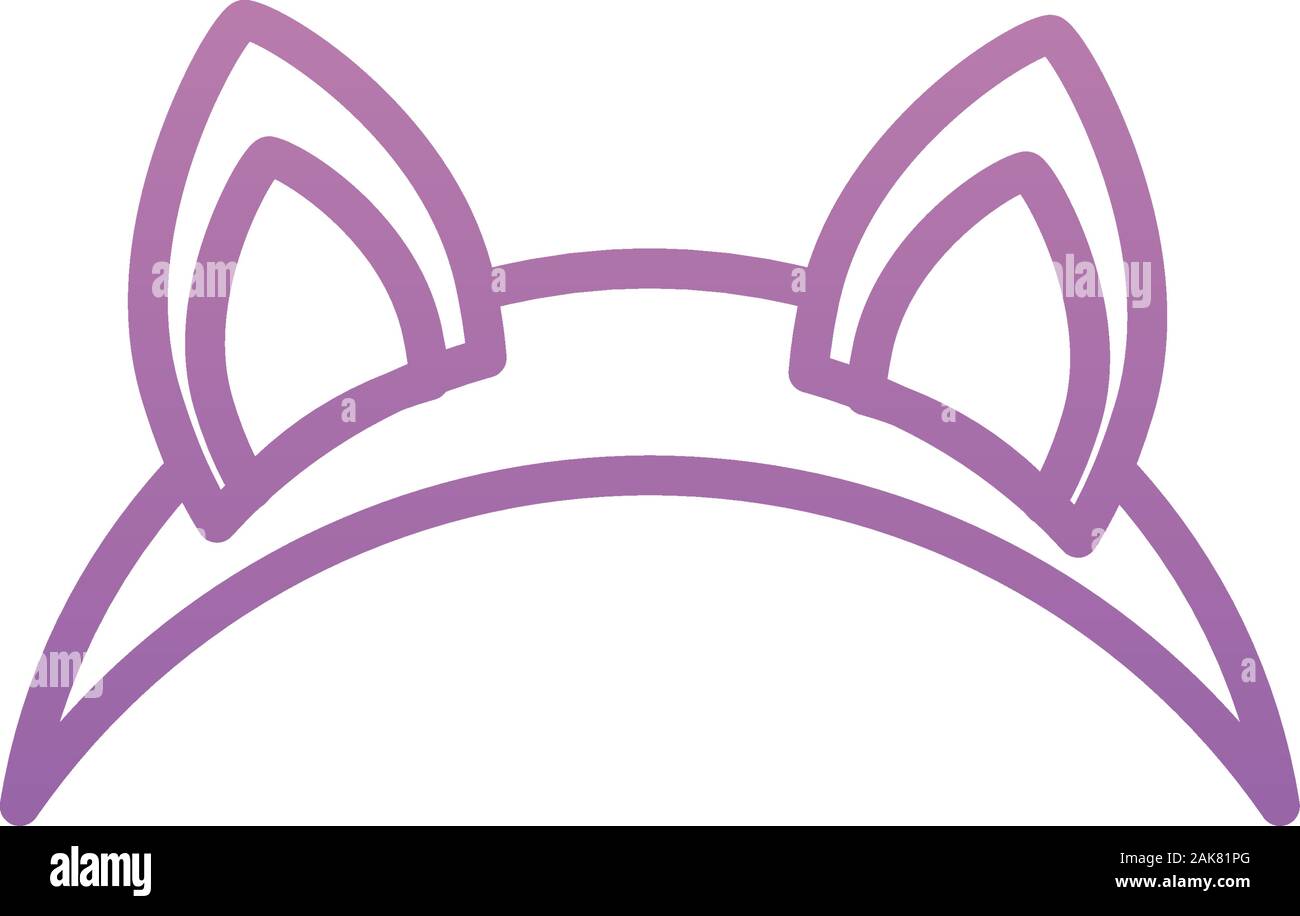 Isolated party cat mask vector design Stock Vector Image & Art - Alamy