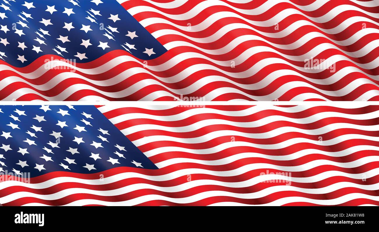 American flag. vector Stock Vector Image & Art - Alamy