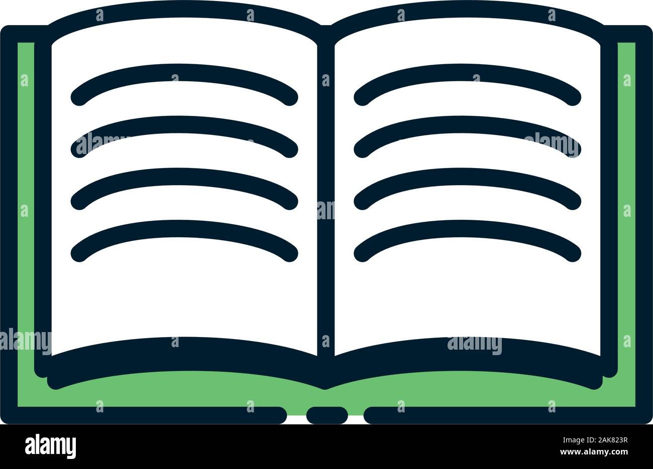 Isolated education open book vector design Stock Vector Image & Art - Alamy