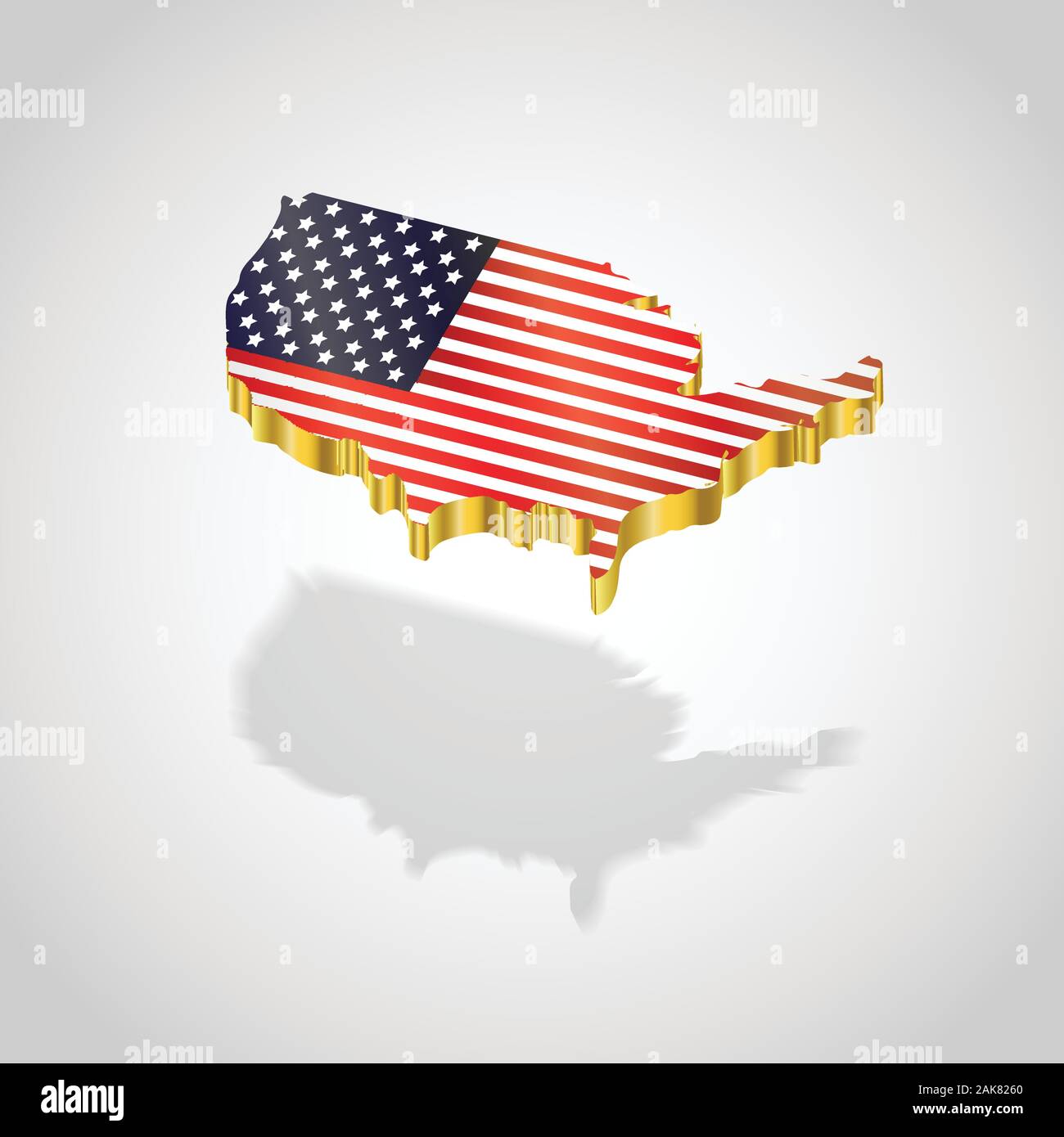 American flag border clip art hi-res stock photography and images - Alamy