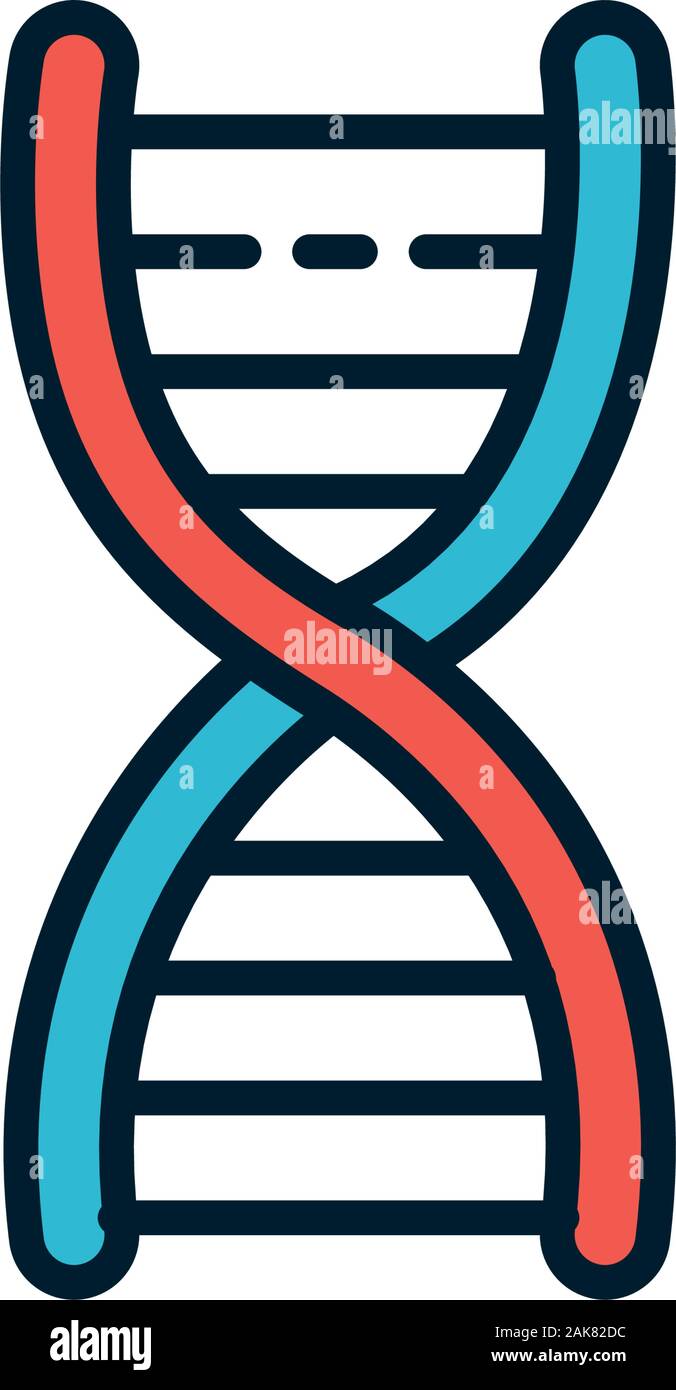 Isolated dna structure vector design Stock Vector Image & Art - Alamy