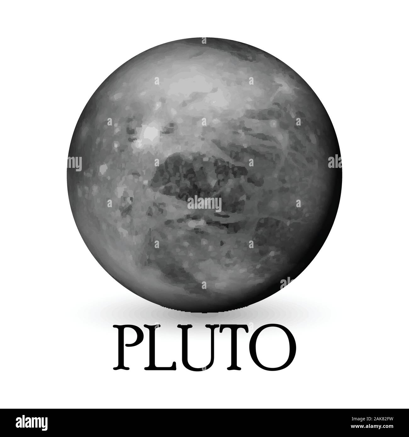 Planet Pluto Art