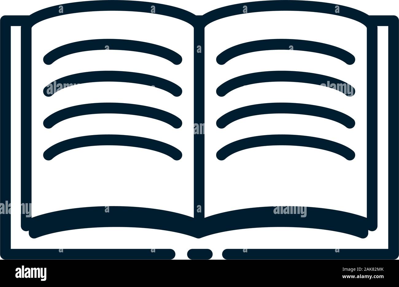 Isolated education open book vector design Stock Vector Image & Art - Alamy