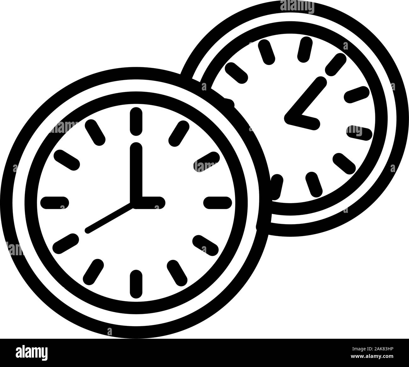 Isolated clocks instruments vector design Stock Vector Image & Art - Alamy