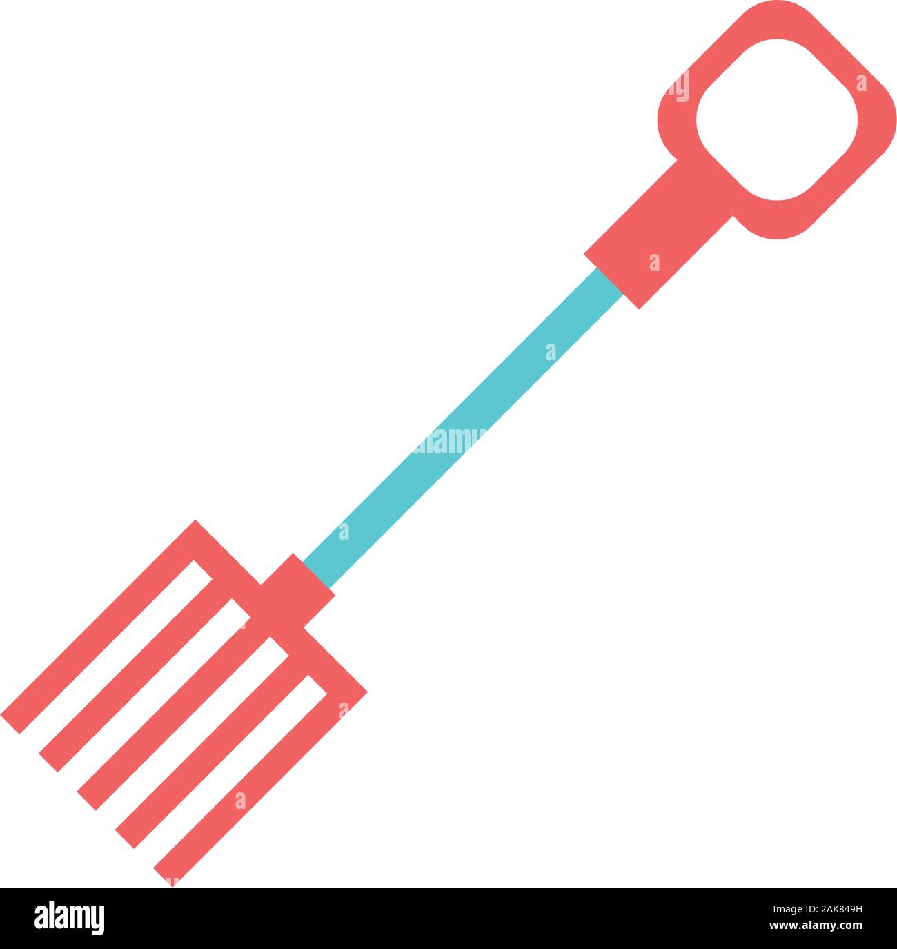 rake farm tool isolated icon Stock Vector Image & Art - Alamy