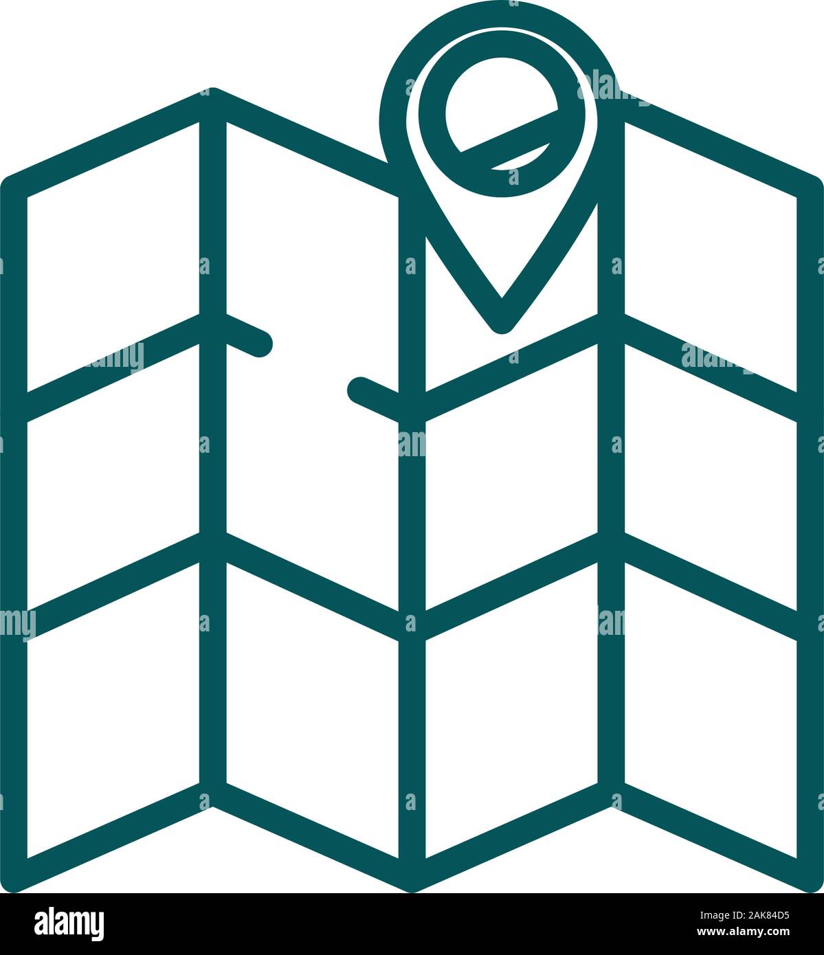 Isolated gps mark and map vector design Stock Vector Image & Art - Alamy