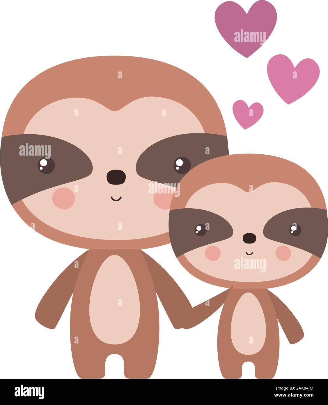 Happy Cute Sloth Bear