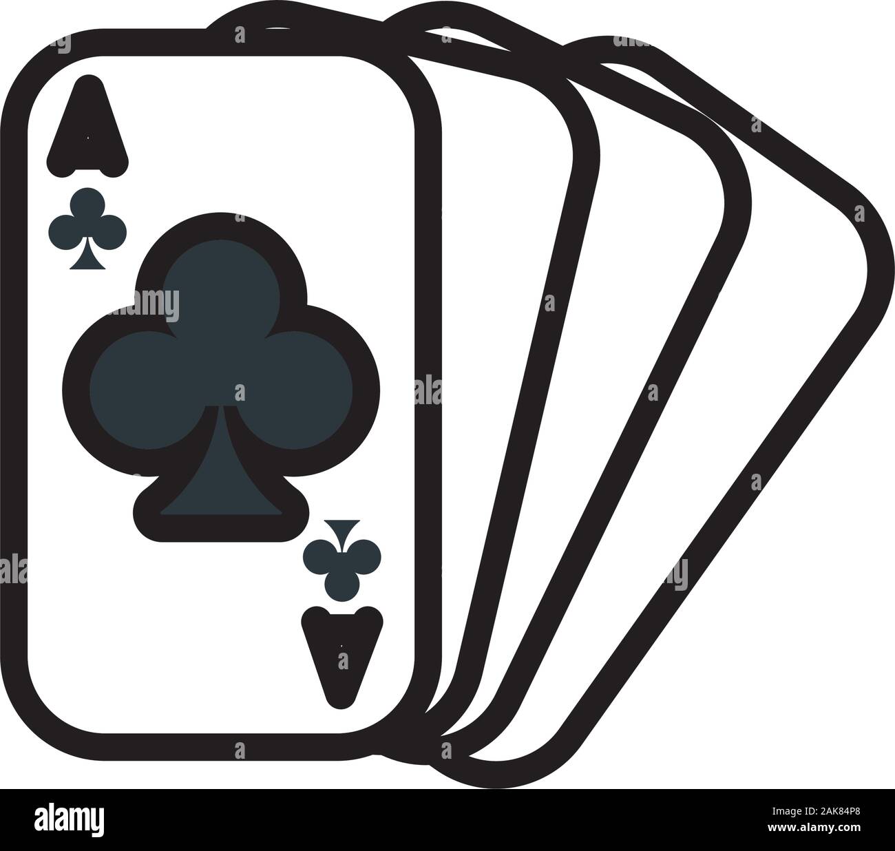 Ace of clovers hi-res stock photography and images - Alamy