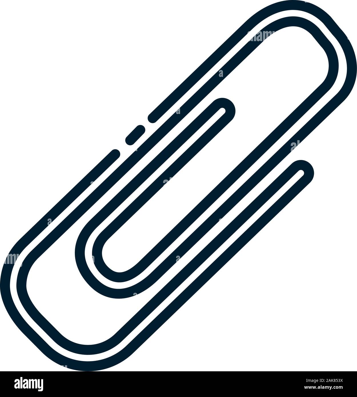 Isolated paper clip vector design Stock Vector Image & Art - Alamy